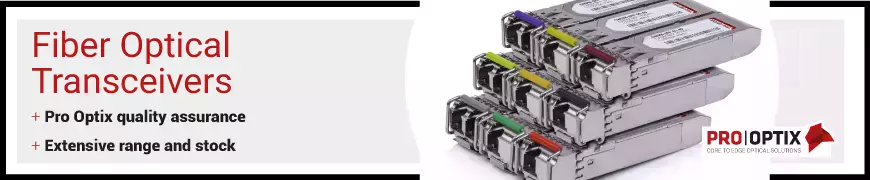 Fiber Optical Transceivers from Pro Optix
